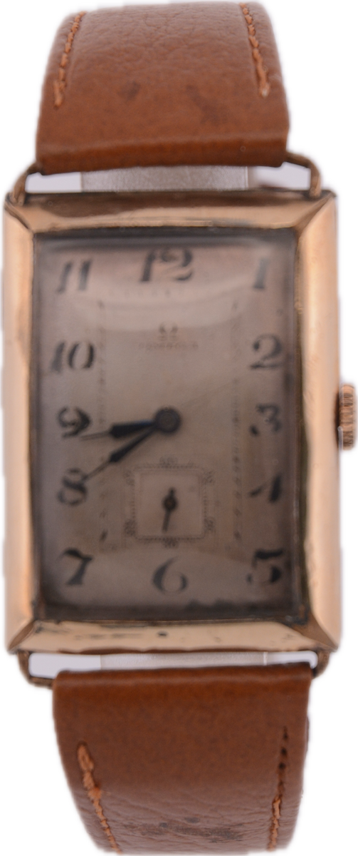 Vintage Omega Wire Lug Tank Men's Mechanical Wristwatch 23.7S T2 Gold ...