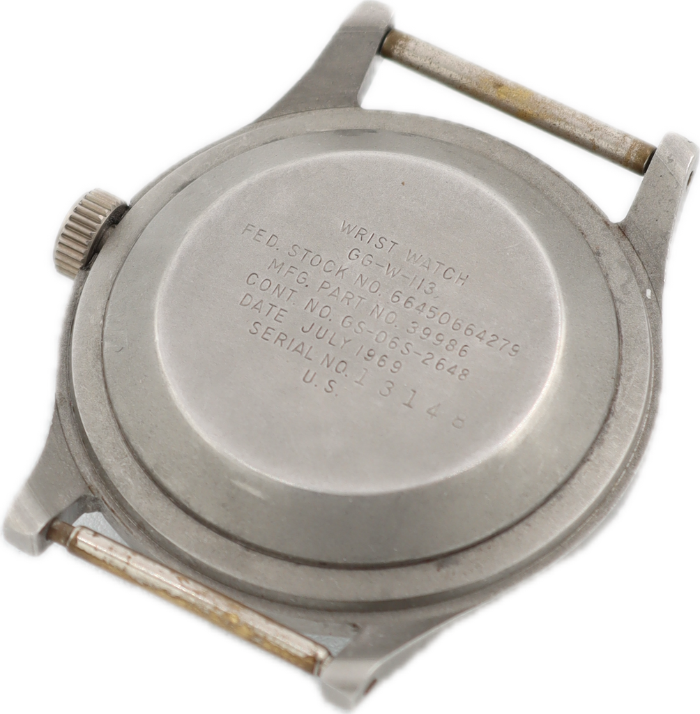 Vintage 34mm 1969 Hamilton Military Men's Mechanical Wristwatch 685 Sw ...