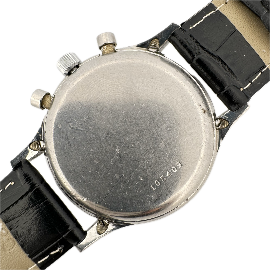 Vintage 36.5mm Lockwood Men's Clamshell Chronograph Wristwatch Venus 1 ...