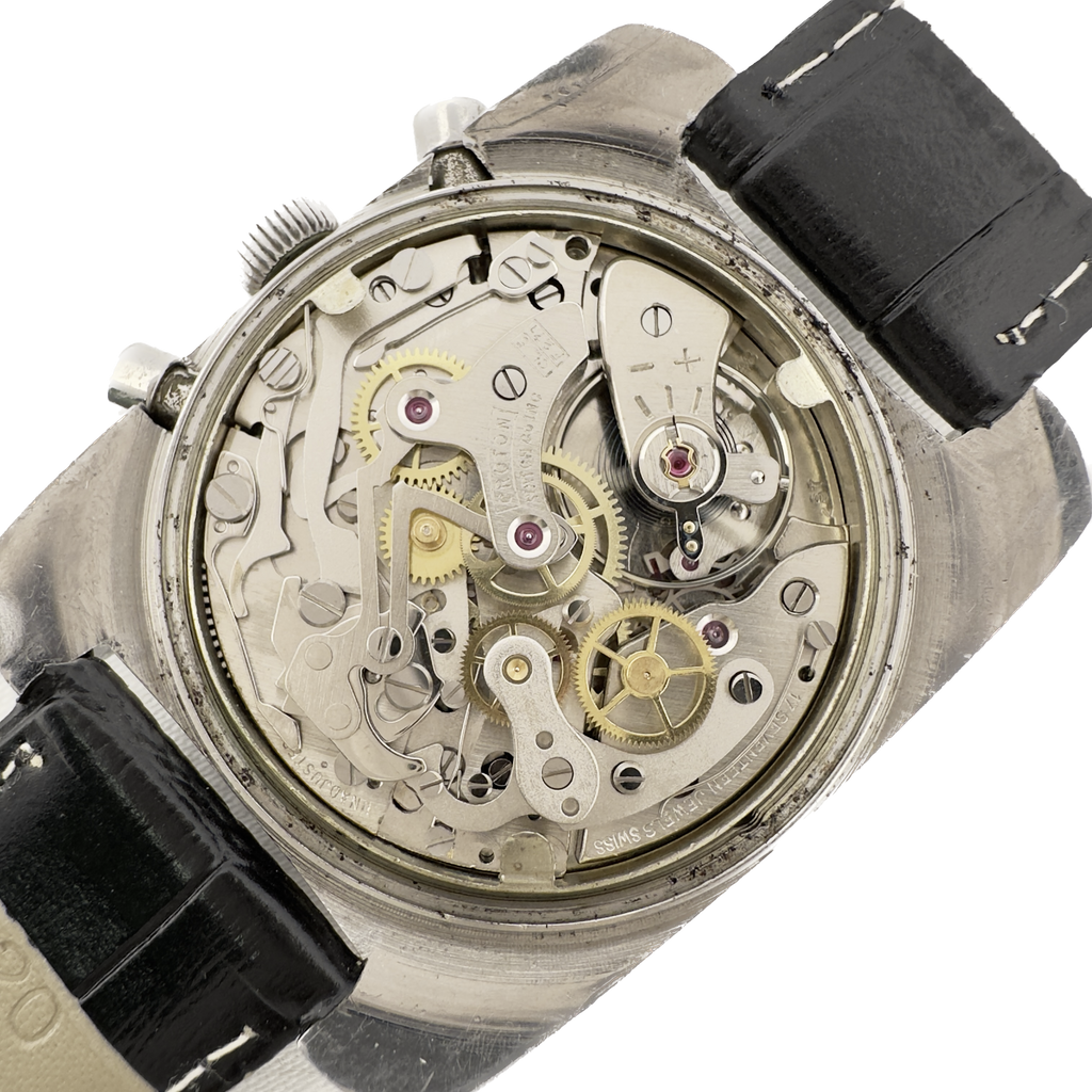 Vintage Croton 109A Men's Chronograph Wristwatch Landeron 248 Steel w ...