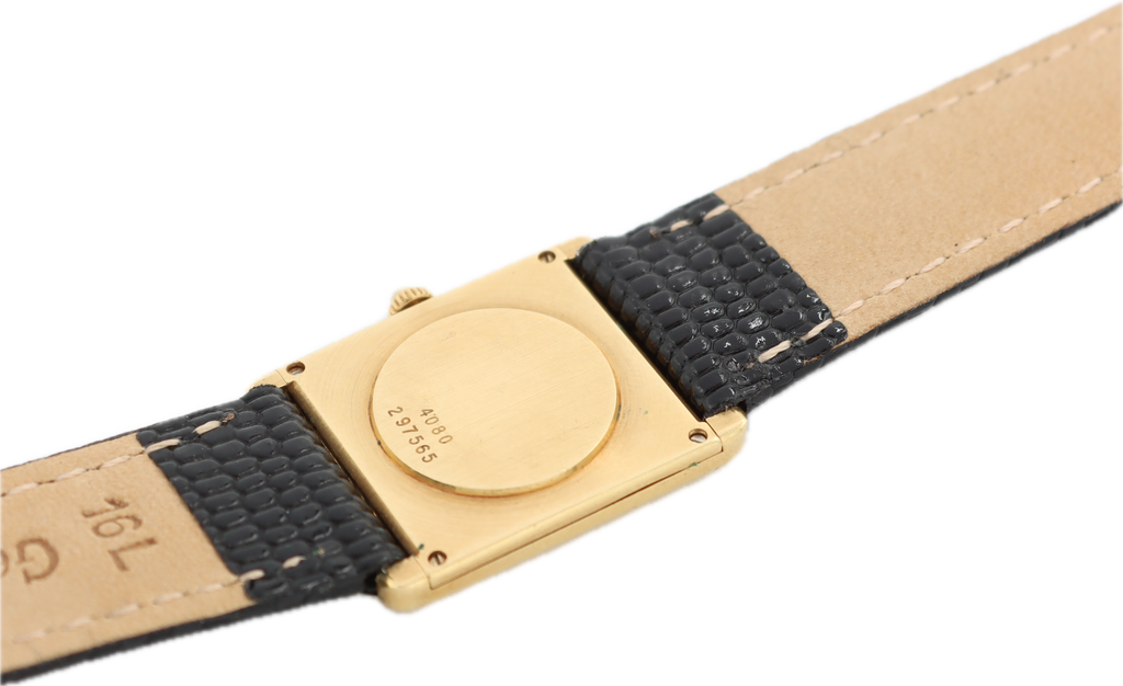 Vintage Piaget 4080 Midsize Tank Ladies Mechanical Wristwatch 4P Swiss ...
