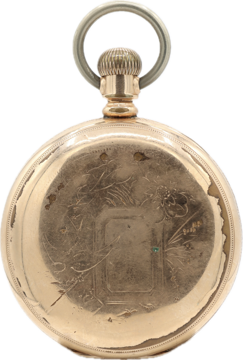 Antique 18S Hampden John C. Dueber 17 Jewel Mechanical Pocket Watch Go ...