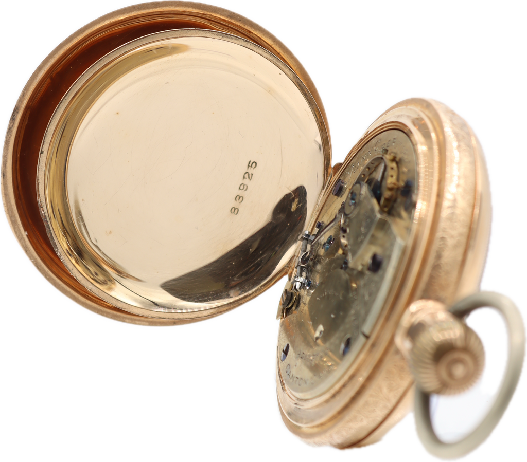 Antique 18S Hampden John C. Dueber 17 Jewel Mechanical Pocket Watch Go ...