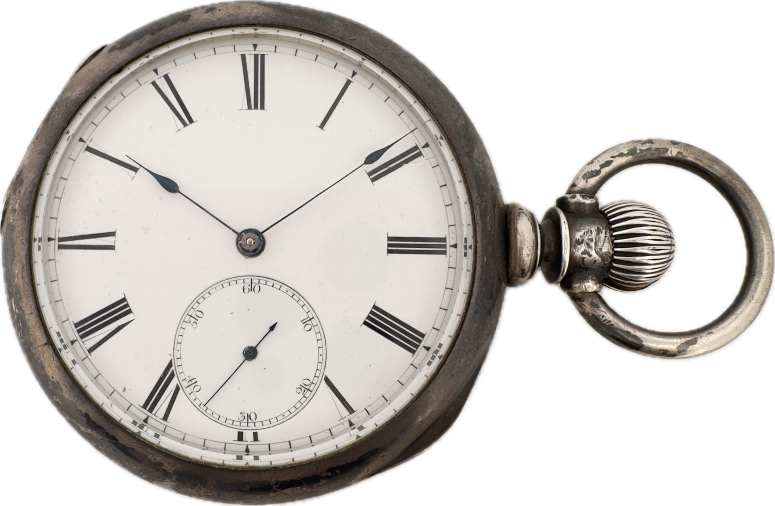 Antique Adams & Perry 20 Jewel Hunter Config. Pocket Watch Coin Silver ...