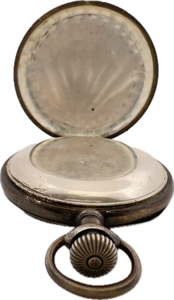 Antique Agassiz 18 Jewel Chronograph Pocket Watch Sterling Swiss High ...