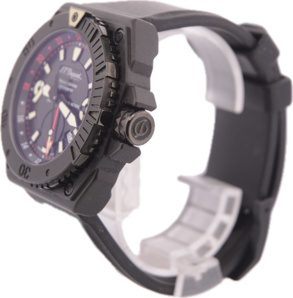 44mm S.T. Dupont RAID GMT 25 Year Limited Men's Wristwatch ETA 2893-2 ...