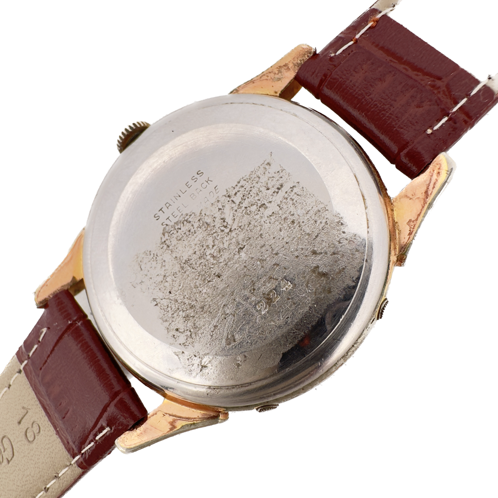 Vintage 36mm Eloga Triple Date Moonphase Men's Mechanical Wristwatch S ...