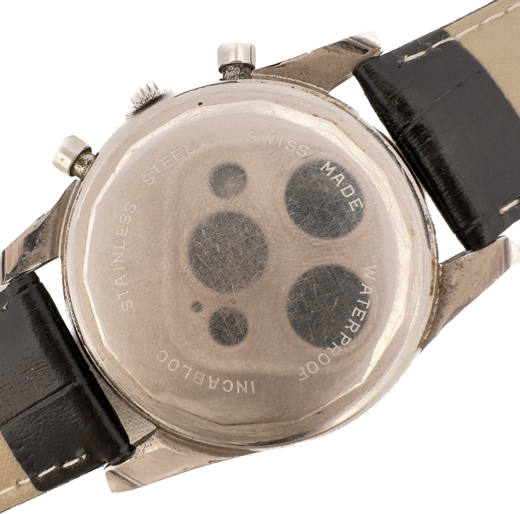 Vintage Waltham Men's Chronograph Wristwatch Landeron 248 Steel w Coin ...