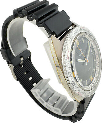 Vintage Baylor World Time Diver Style Manual Wristwatch AS 1950/51 Swi ...