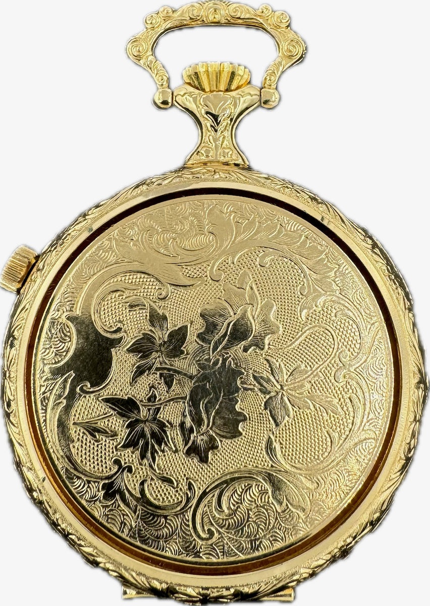 Vintage Mentor Alarm w Roman Numeral Dial Mechanical Pocket Watch Rond ...