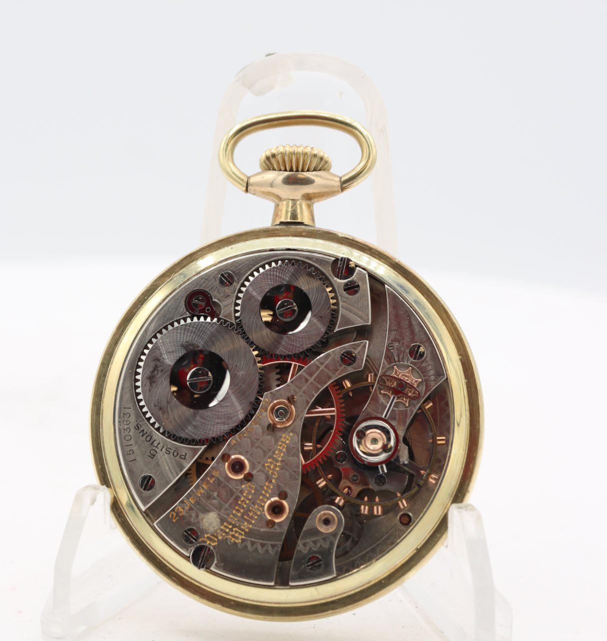 Antique 16s Waltham Engraved 23 Jewel Railroad Pocket Watch Vanguard U ...