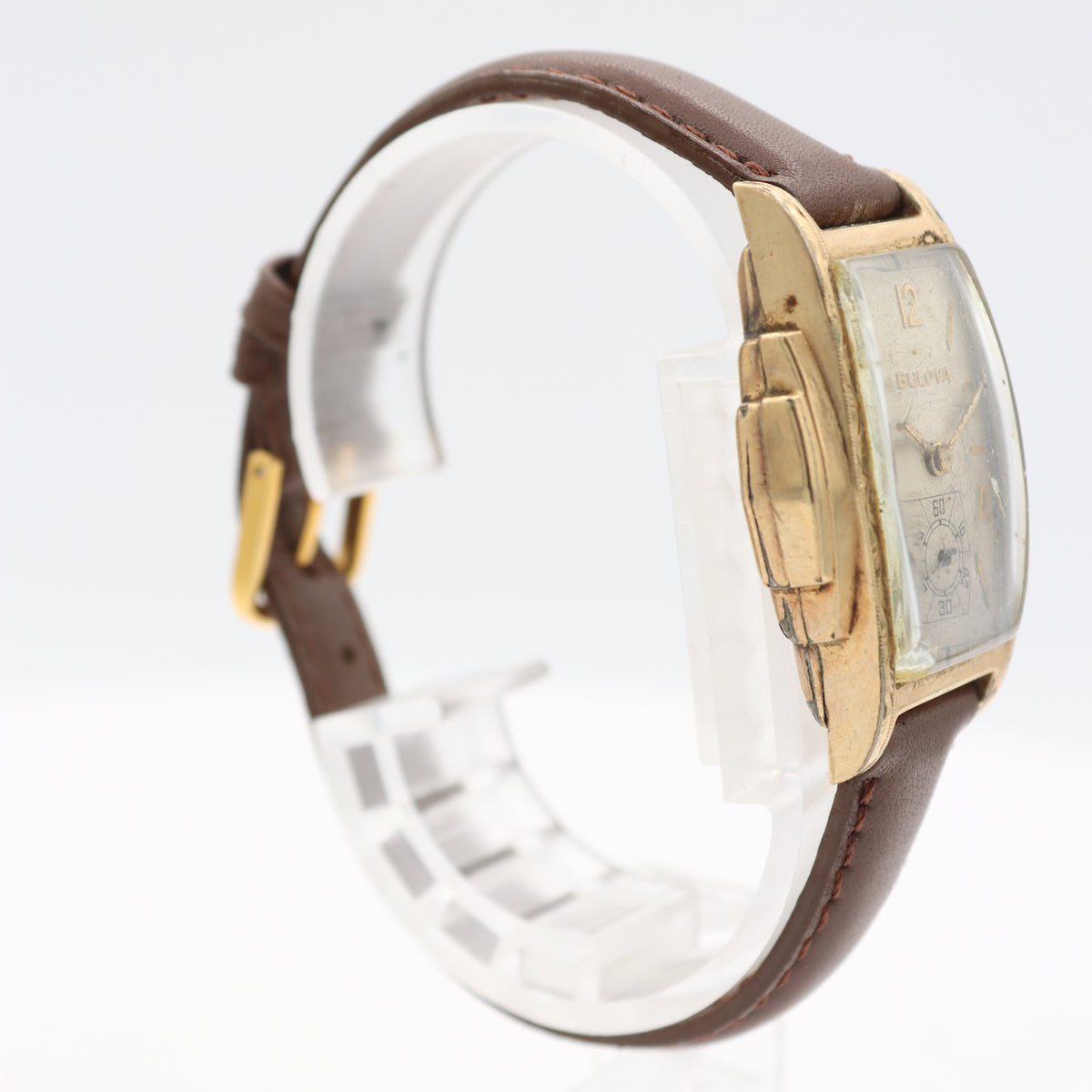 Vintage Bulova Art Deco Men's Mechanical Wristwatch 10 AE USA 10k RGP ...