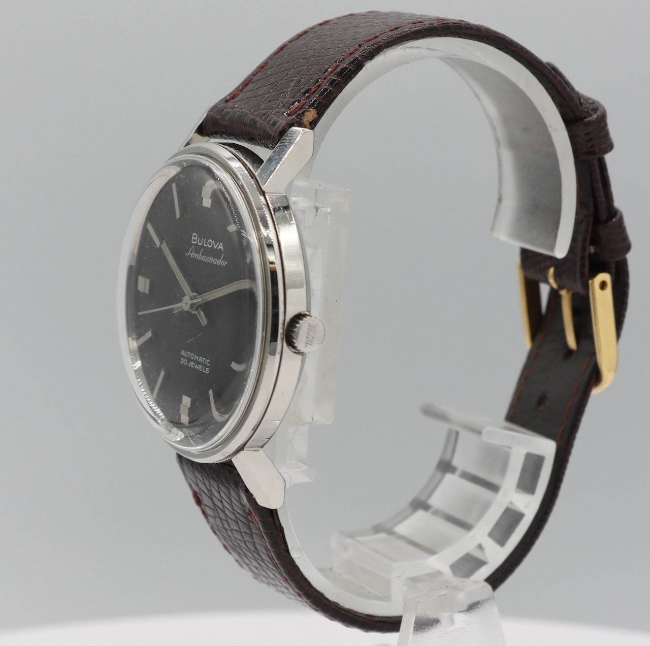 Vintage 35mm 1973 Bulova Ambassador 30 Jewel Men's Automatic Wristwatc ...