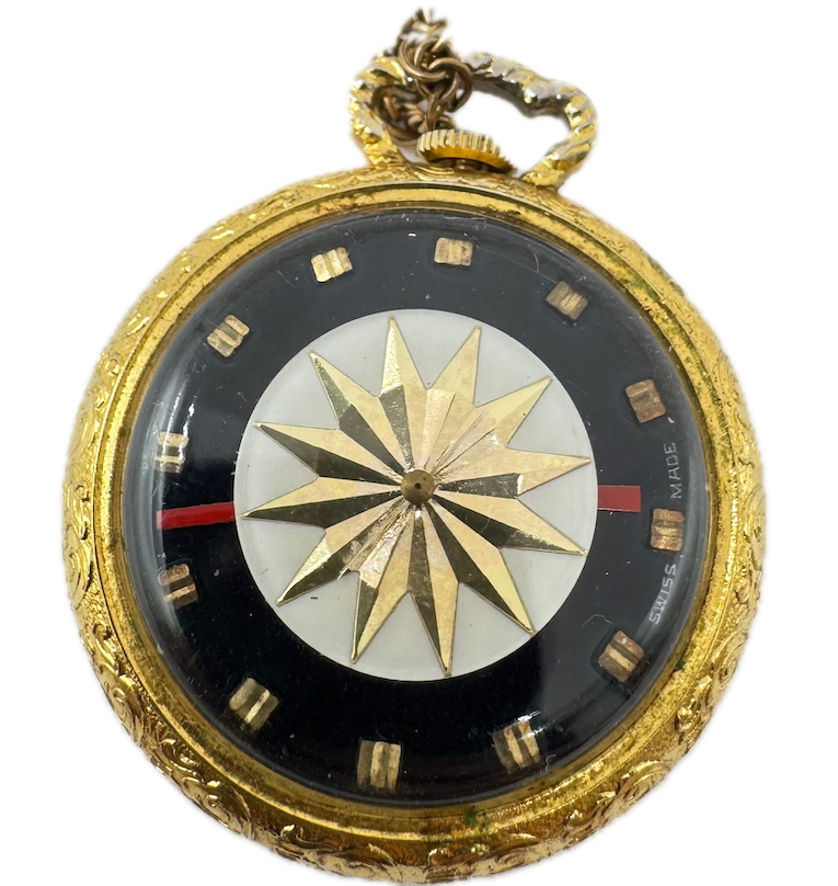 Vintage Wilson Mystery Dial Mechanical Pocket / Pendant Watch Swiss Ma ...