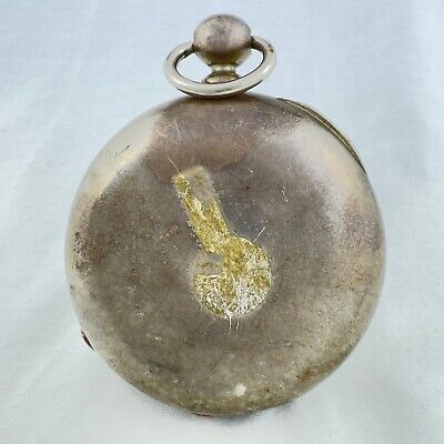 Antique 18 Size Elgin Key Wind Pocket Watch Grade 87 Coin Silver 5 Oun ...