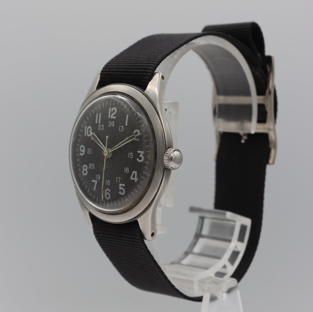 Vintage 1971 Benrus GG-W-113 Vietnam Era Military Men's Mechanical Wri ...