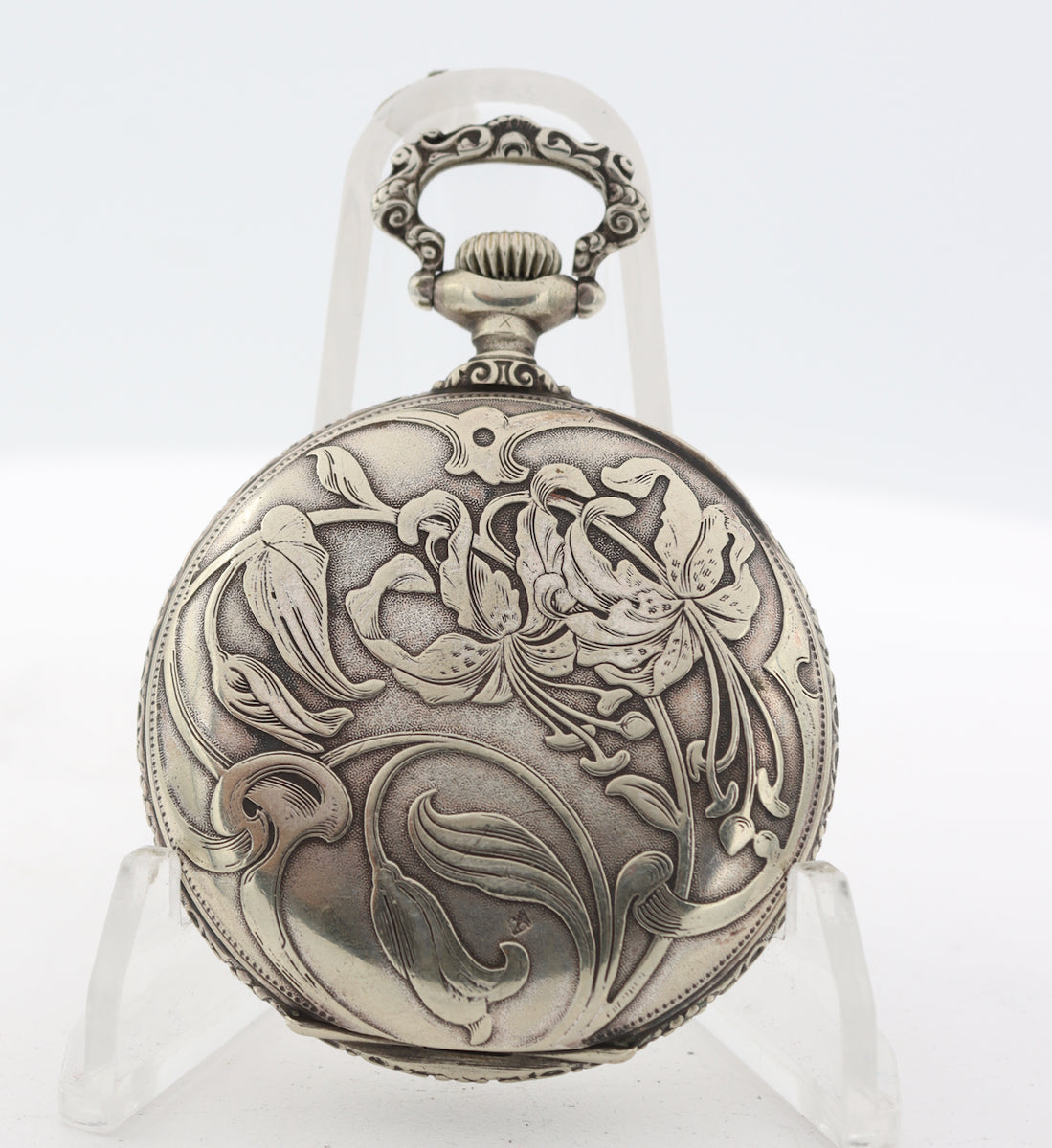 Antique 12s 1919 Waltham Repousse Style Case 15 Jewel Pocket Watch 220 ...