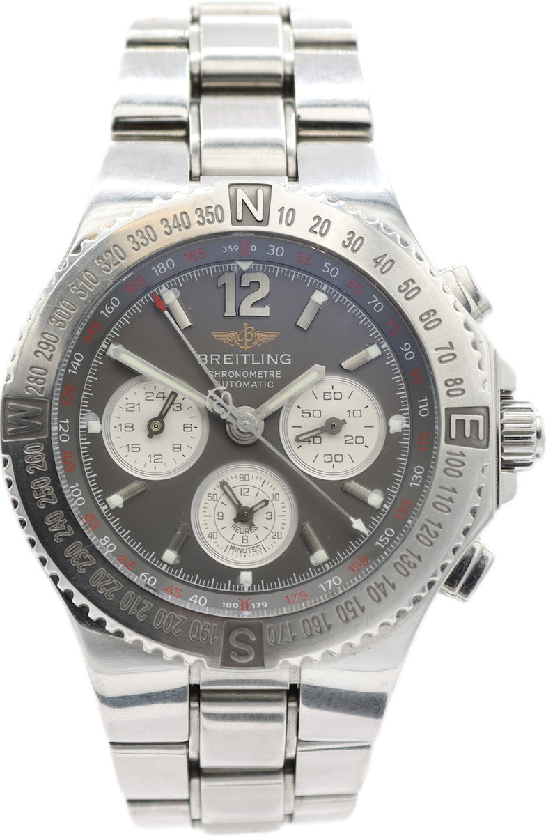 Breitling A39363 Hercules Men's Automatic Chronograph Wristwatch Swiss ...