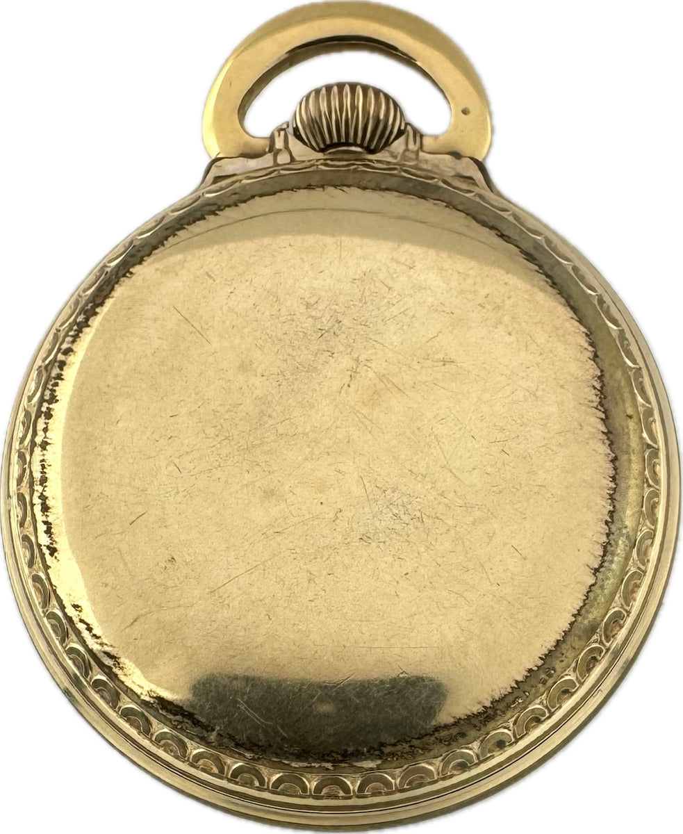 Antique 16 Size Elgin Mechanical Open Face Pocket Watch Grade 574 10k ...