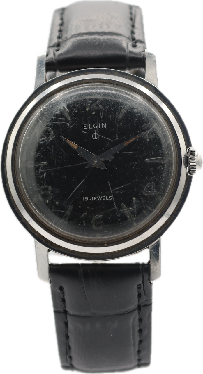 Vintage 34mm Elgin 4258 Durapower Men's Mechanical Wristwatch 777 USA ...