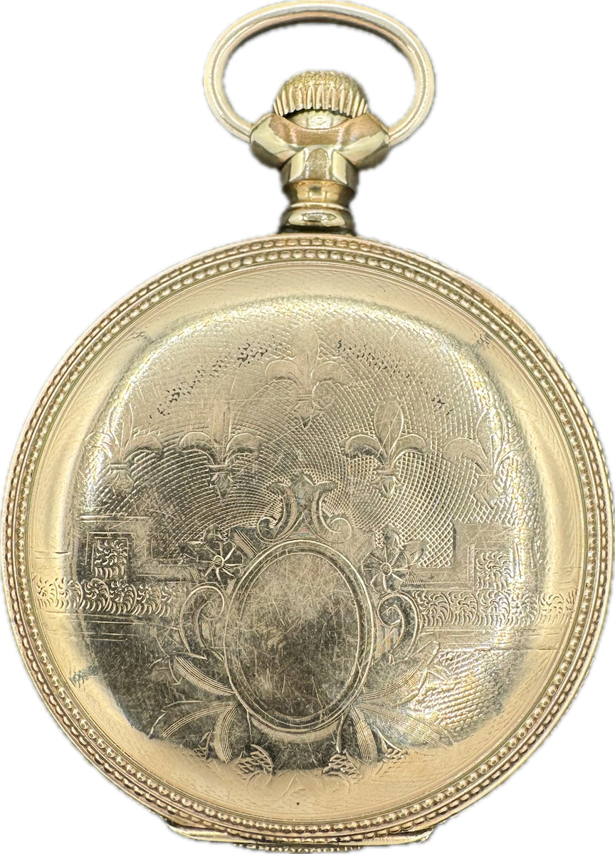 Antique 16S Waltham Beaded Style 7 Jewel Mechanical Pocket Watch 610 1 ...