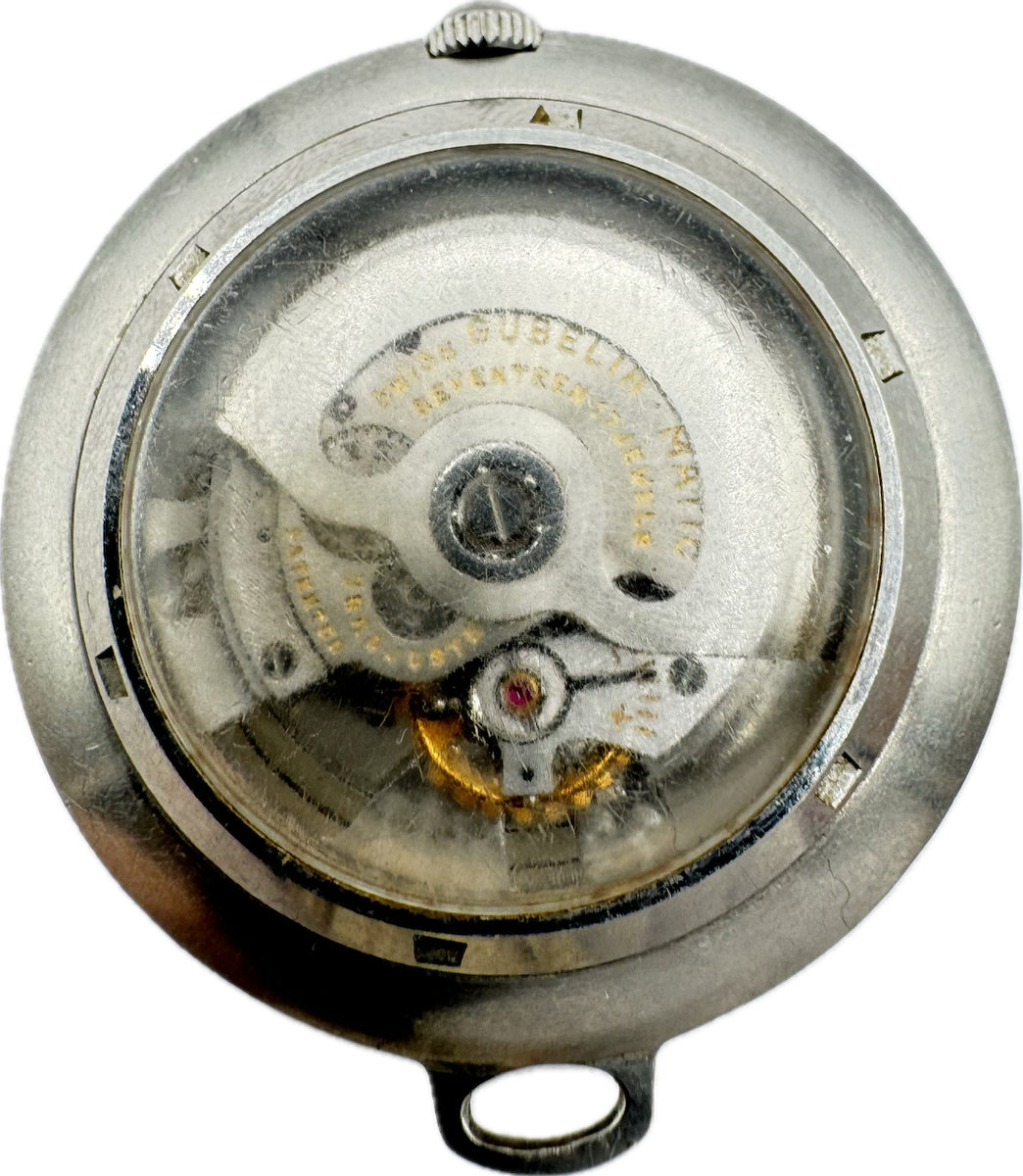 Antique Gubelin Open Back Automatic Open Face Pocket / Pendant Watch S ...