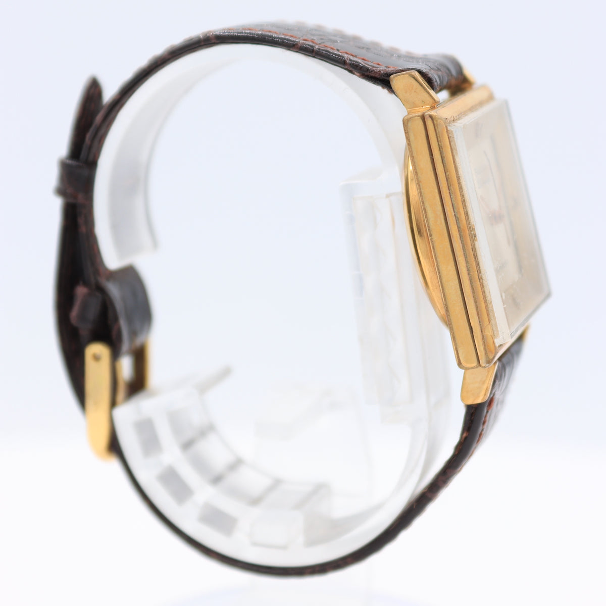 Vintage 1962 Bulova Sunburst Square Men's Automatic Wristwatch 10k RGP ...
