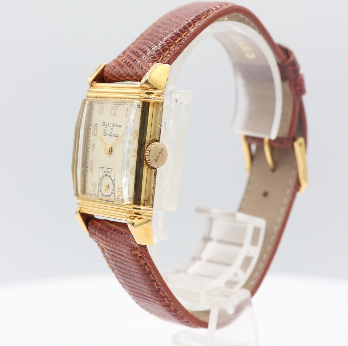 Vintage 21mm 1951 Bulova Excellency Men's Mechanical Wristwatch 7AA US ...