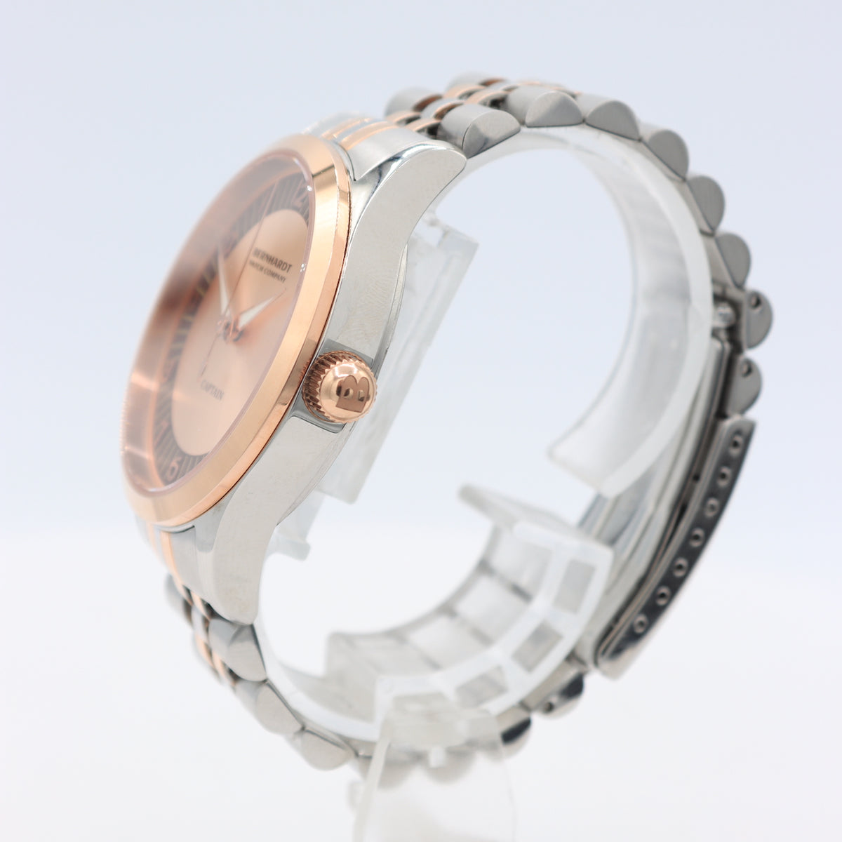 Bernhardt 141 Captain Chocolate Two Tone Men's Automatic Wristwatch 90 ...