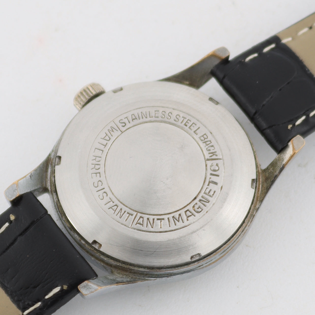 Vintage Chase Military Style Men's Mechanical Wristwatch Swiss Steel ...