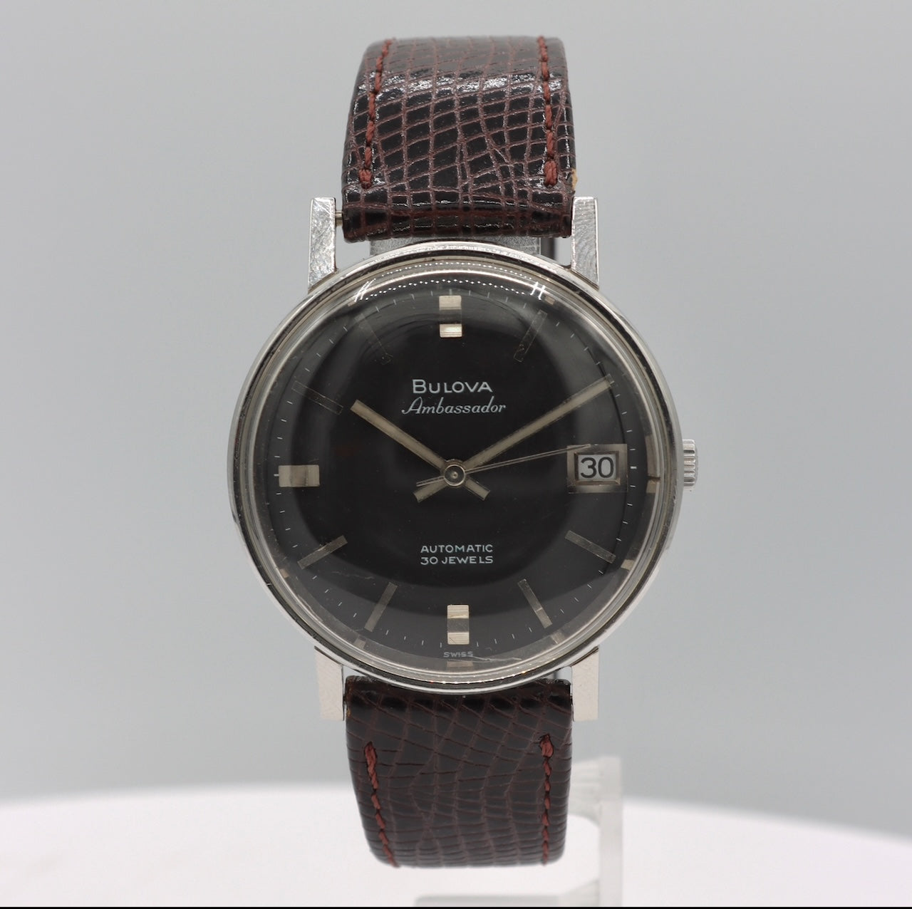 Vintage 35mm 1973 Bulova Ambassador 30 Jewel Men's Automatic Wristwatc ...