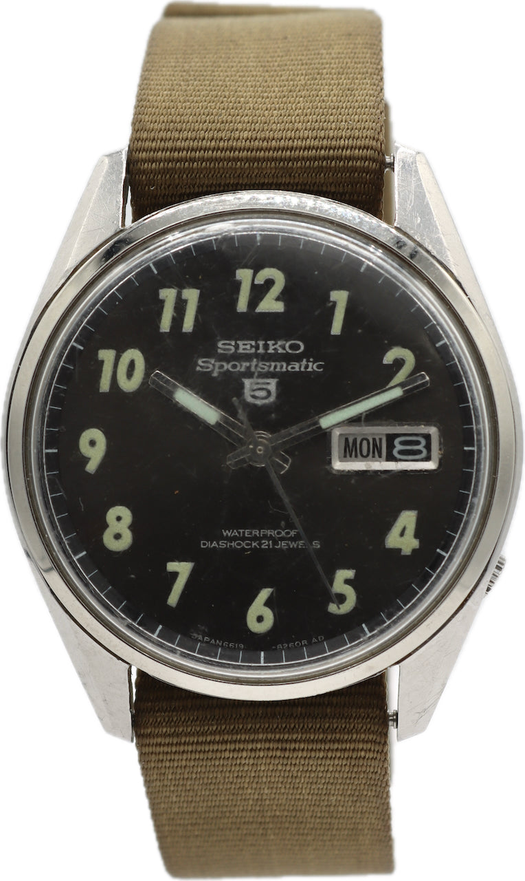 Vintage Seiko 6619-806 MACV Sog Vietnam Era US Military Men's Wristwat ...