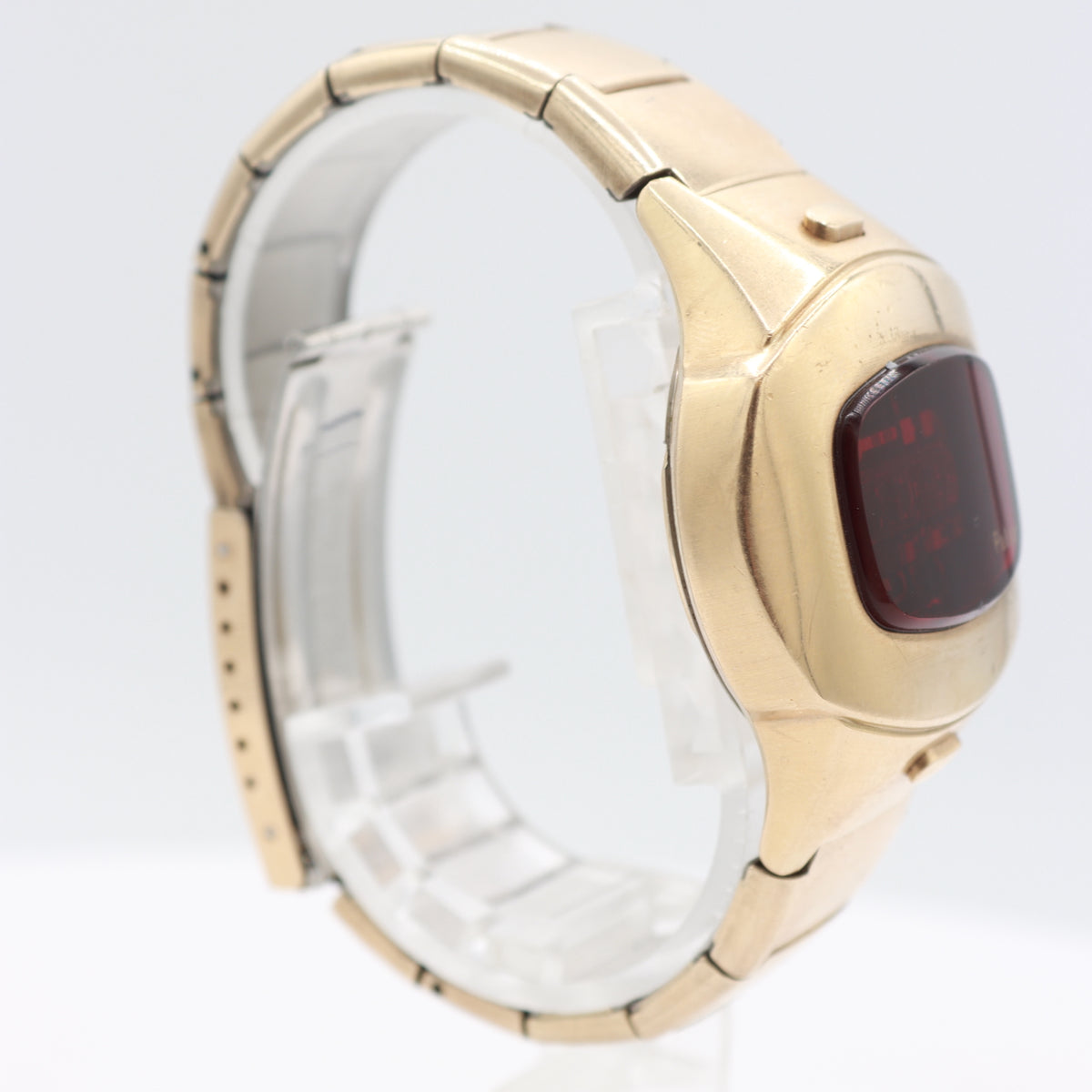 Vintage Pulsar P4 Executive Men's Digital LED Wristwatch USA 14k Gold ...