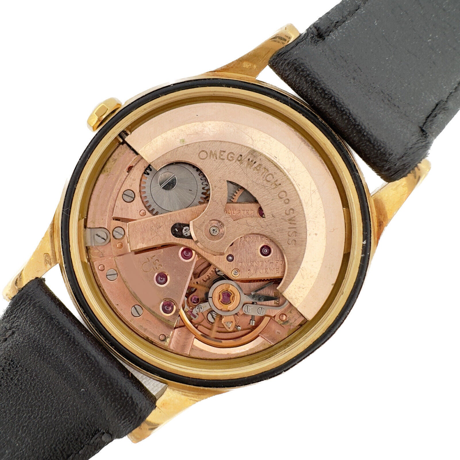 Vintage Omega Constellation Pie Pan Deluxe 14381/2 SC-2 Wristwatch 18k ...