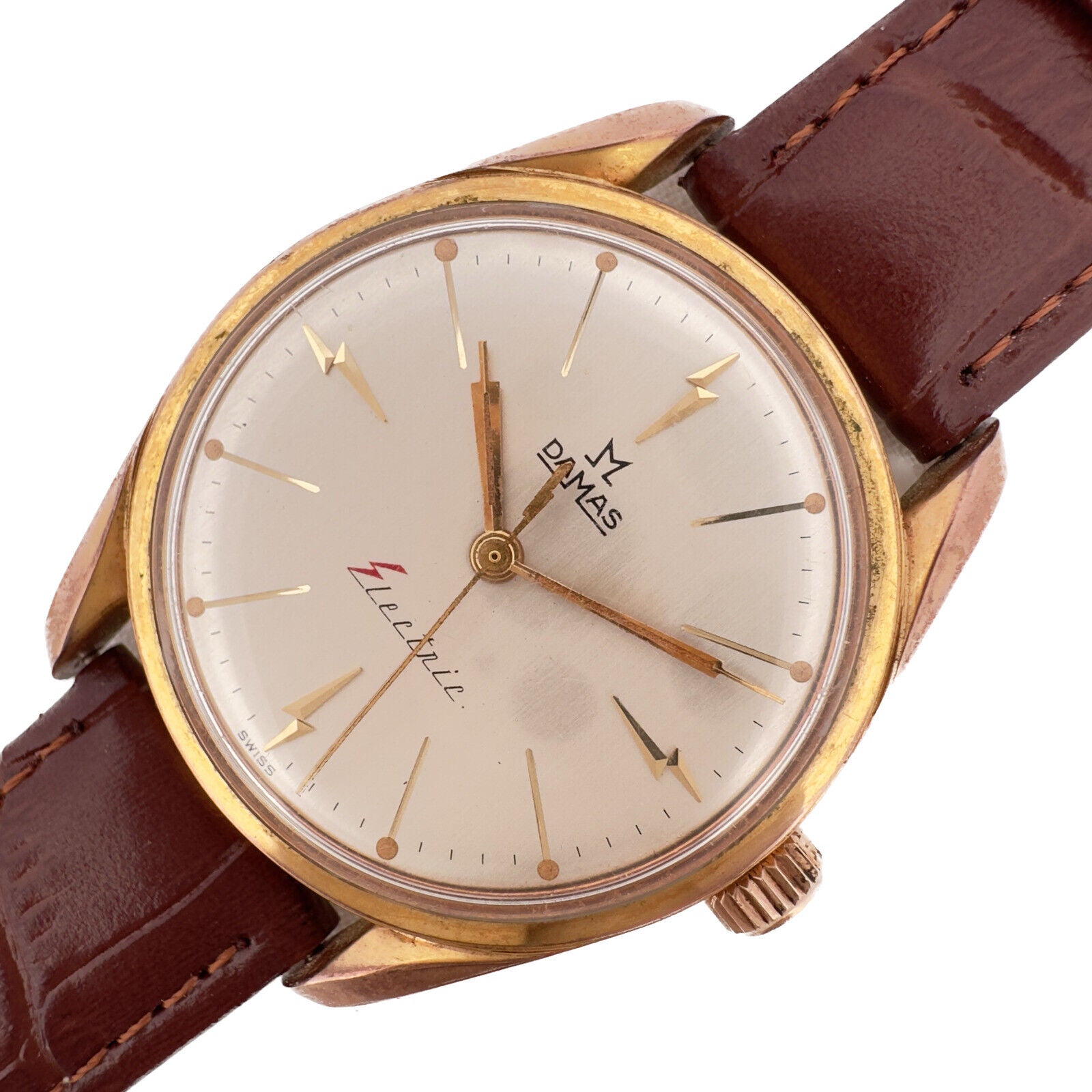 Vintage Damas Men's Electric Wristwatch Landeron 4750 Swiss Made Runs ...