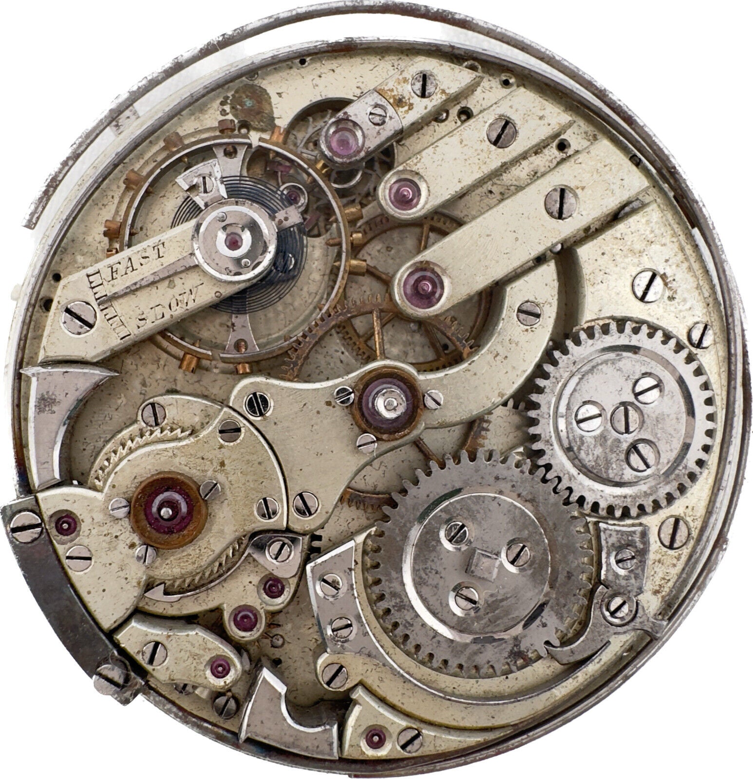 Antique Unsigned LeCoultre Minute Repeater Pocket Watch Movement Swiss ...