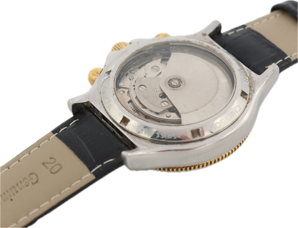 Vintage Chrysos Diver Men's Automatic Chronograph Wristwatch 7750 18k ...