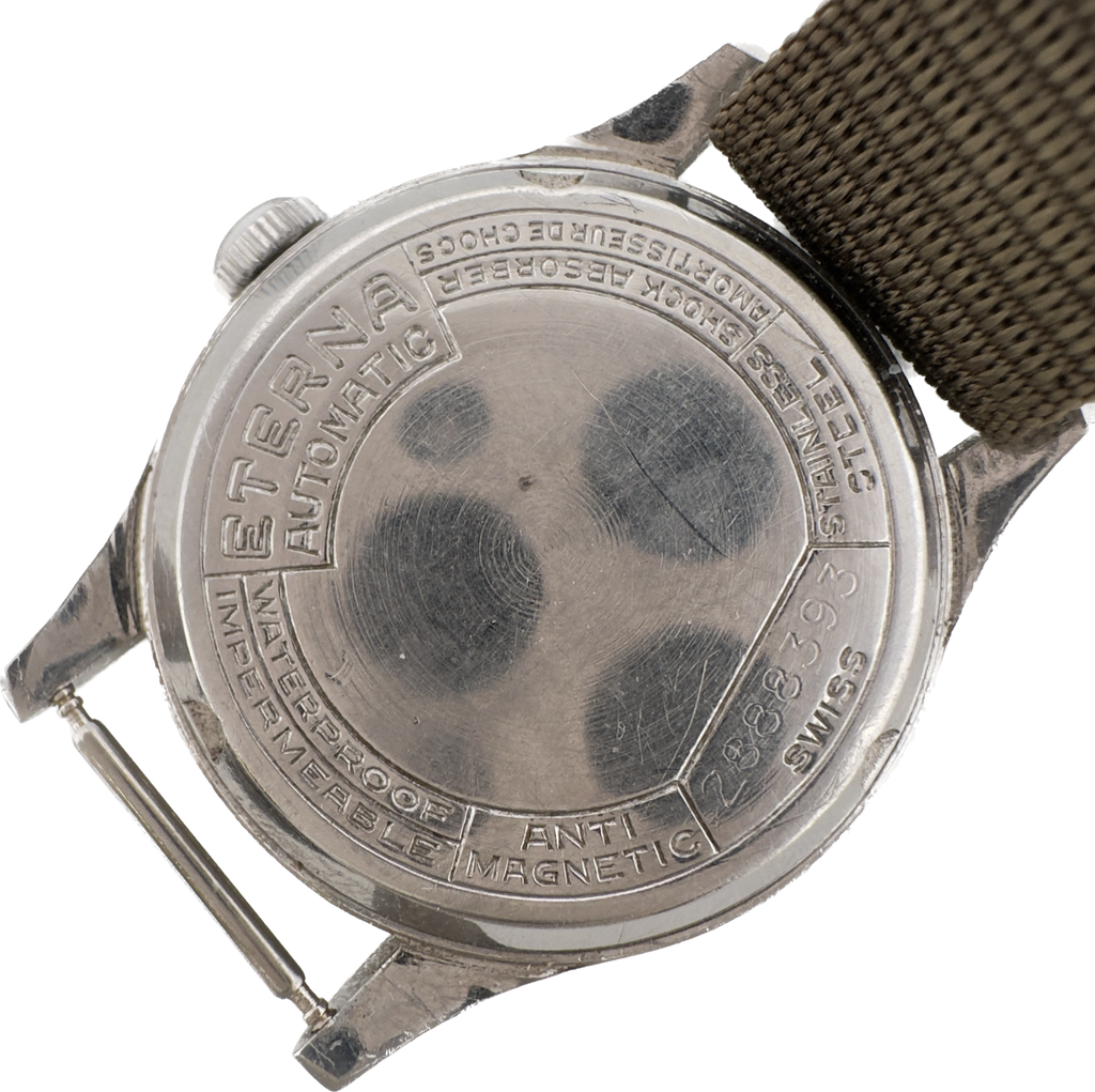 Vintage Eterna Military 17 Jewel Men Bumper Automatic Wristwatch 833 S – thewatchpreserve