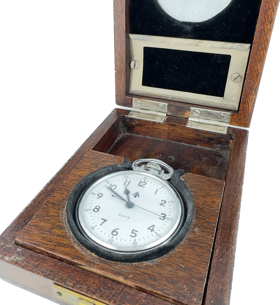 Elgin British Military Royal Air Force WW2 22J Pocket Watch 581 Raymon ...