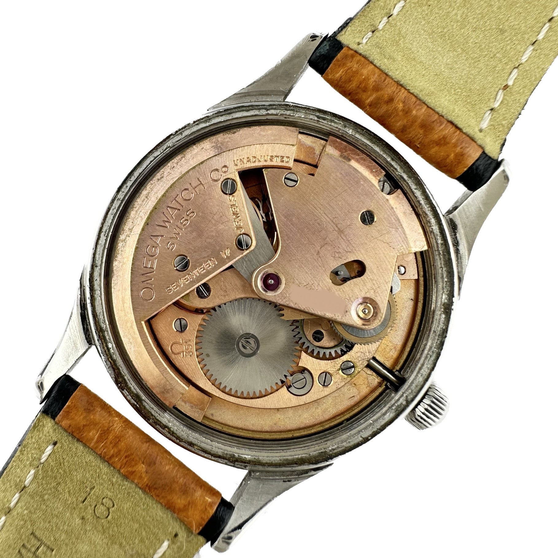 Vintage Omega 2635-1 Men's Bumper Automatic Wristwatch Caliber351 Stee ...