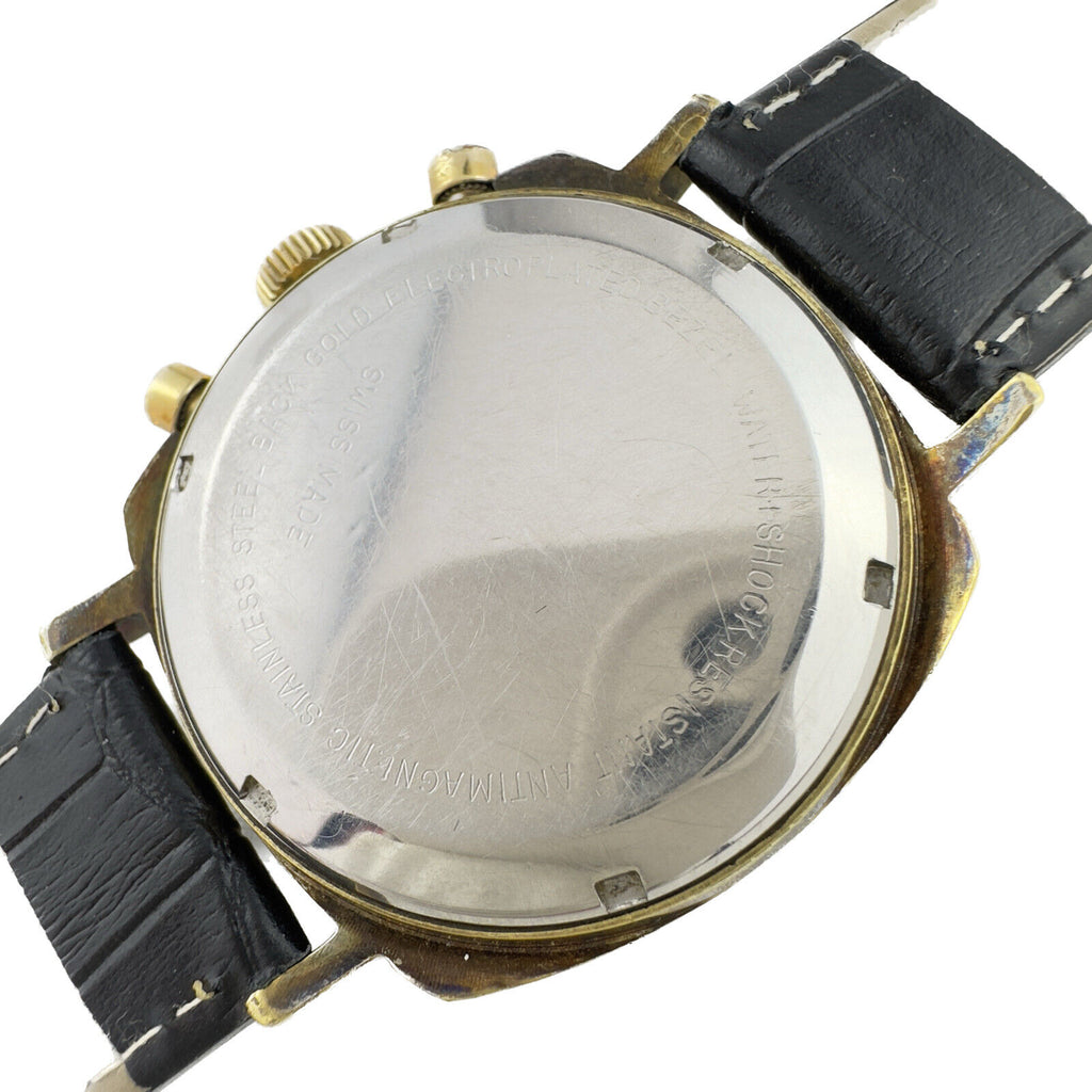 Vintage Baylor Reverse Panda Camaro Style Chronograph Wristwatch Lande ...