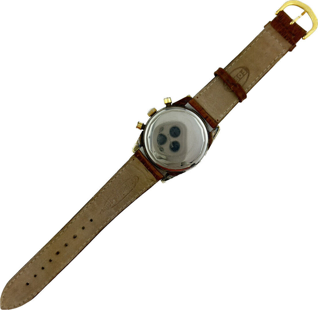 Vintage Baylor Chronograph Wristwatch Landeron 149 Swiss Round wConcav ...