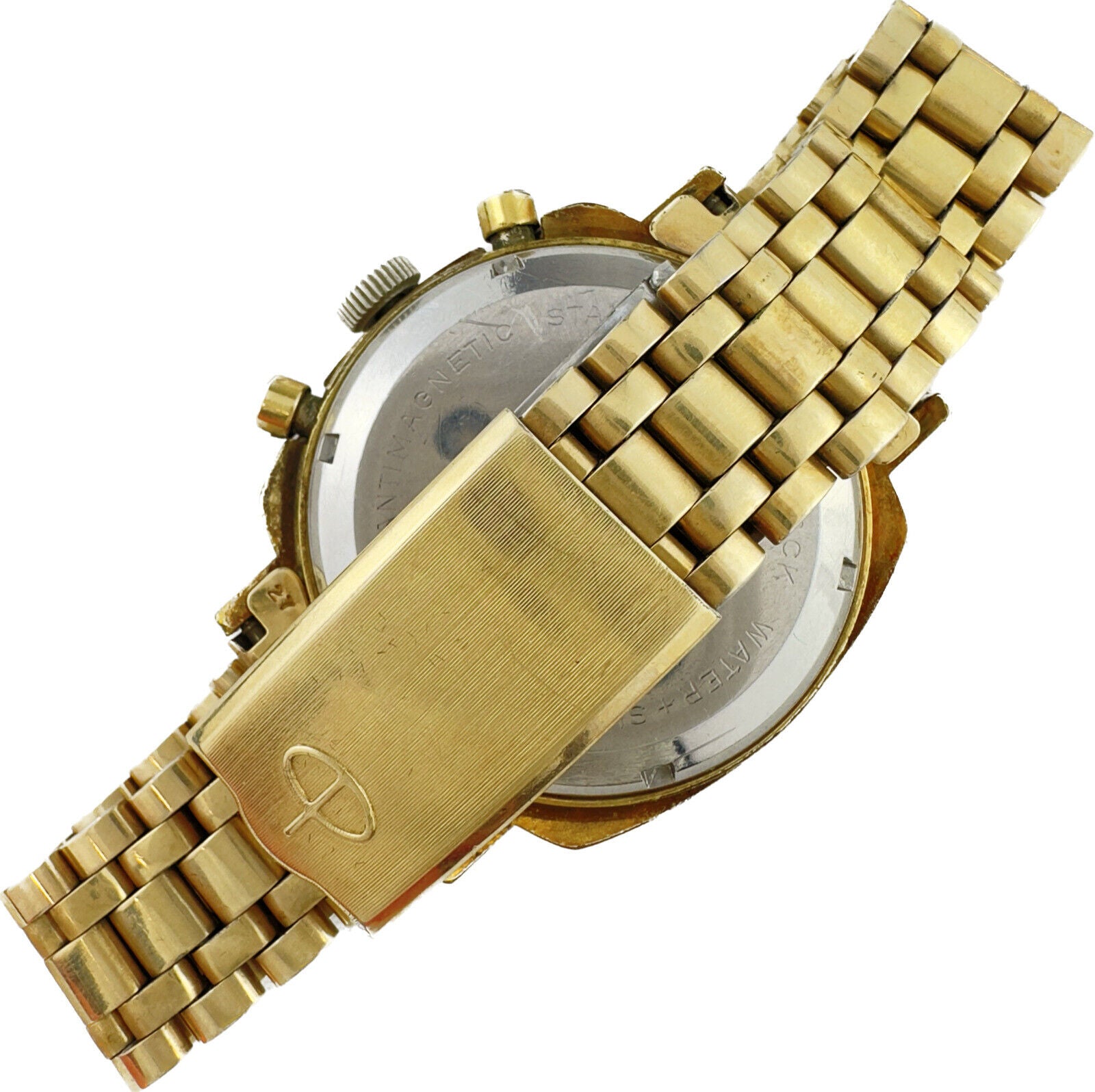 Vintage Baylor Reverse Panda Camaro Chronograph Wristwatch Landeron 18 ...